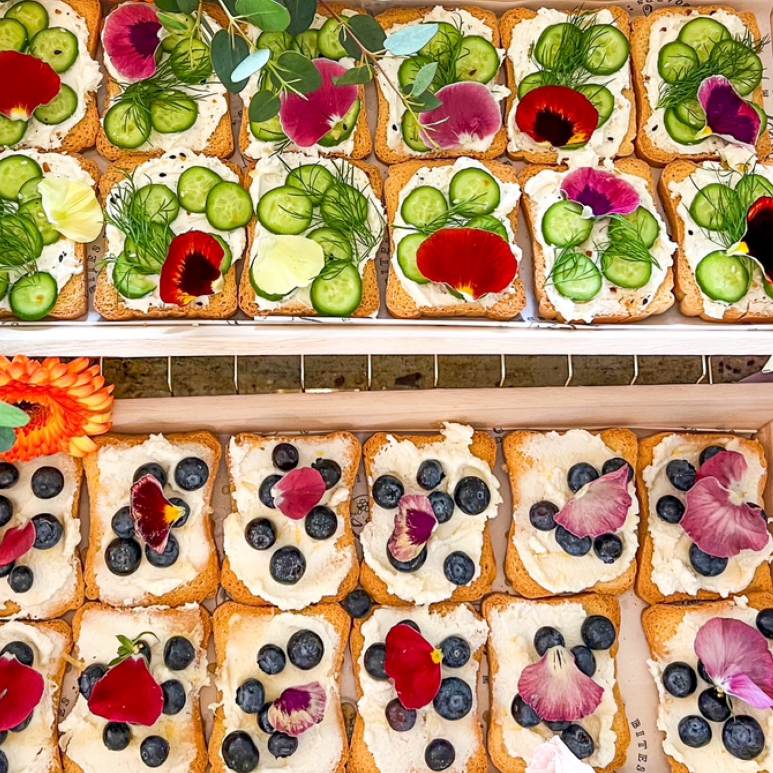 Mini Toasts (12) | Bits & Bites Graze Boards